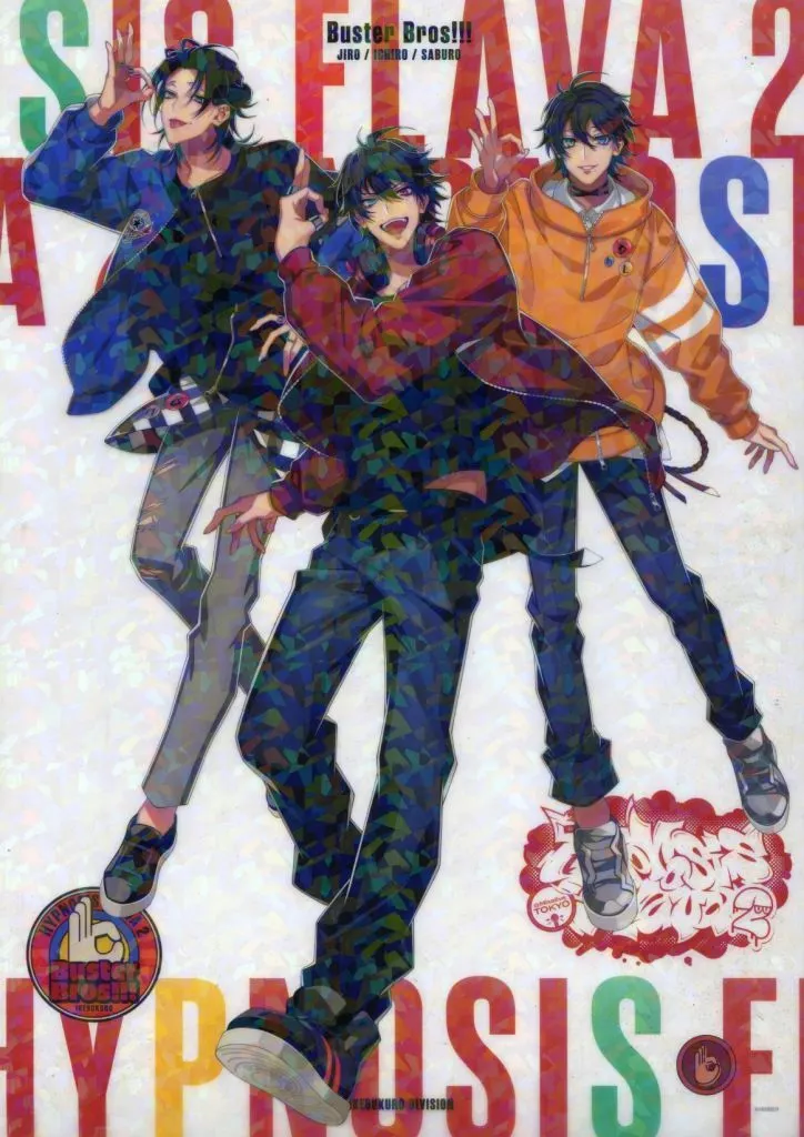 A3 Mini Clear Poster Hypnosis Flava2 Ver. Buster Bros! "Hypnosis Mic -Division Rap Battle ...