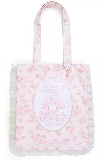 Bag My Melody Tote Bag : White Strawberry "Sanrio Character Connectors ...