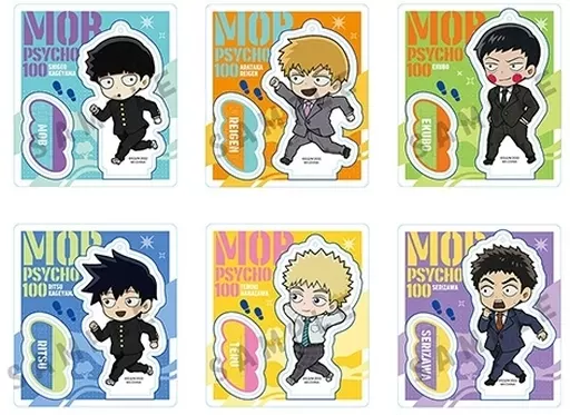 6-Type Set "Tokokoacrylic Stand Mob Psycho 100 III" | Goods ...