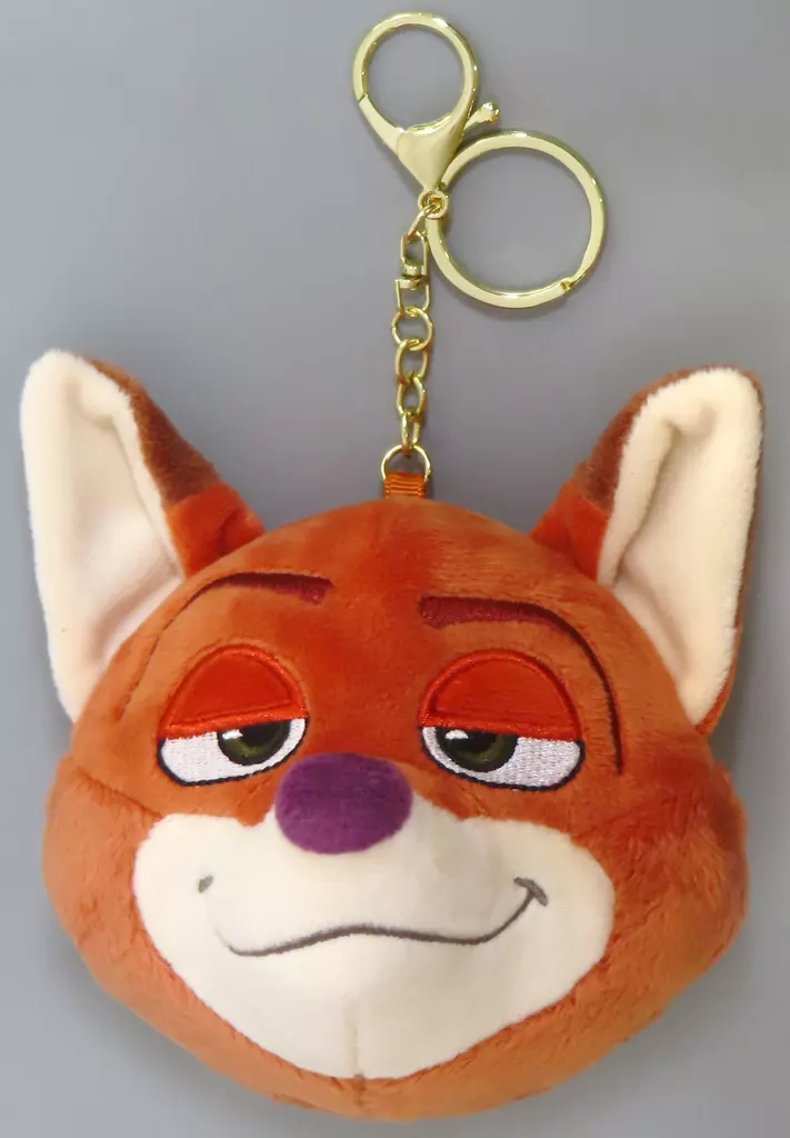 Nick Wild (Face) Plush toy key chain "ZOOTOPIA" | Goods / Accessories ...