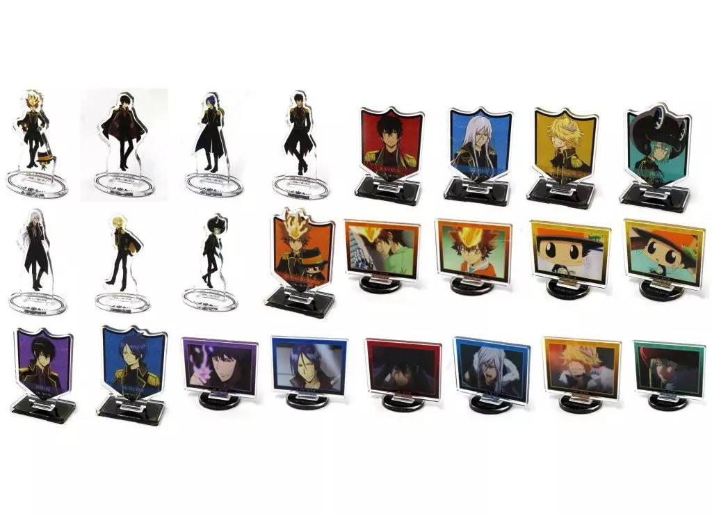 24 kinds set mini acrylic stand "Tutor Hitman REBORN! Hit-and-Hit ...