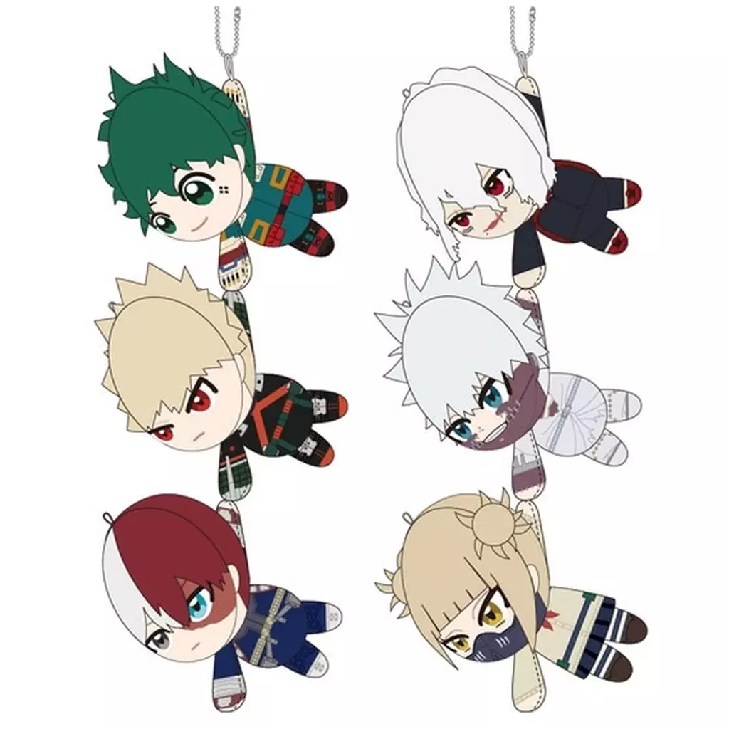 Key holder 6-Type Set "MY HERO ACADEMIA Tete Kore" | Goods ...