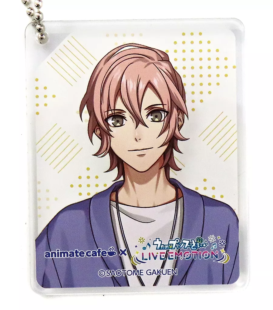 MIKADO NAGI "Utano Prince Sama ♪ LIVE EMOTION×animatecafe CoLotta Trading acrylic plate key ...