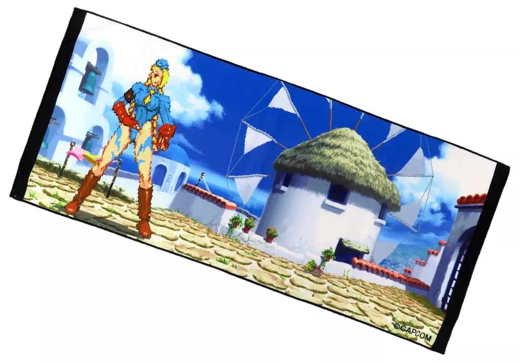 Cammy Stage Face Towel "STREET FIGHTER" BACKDROP GAMEMONSTER Goods ...