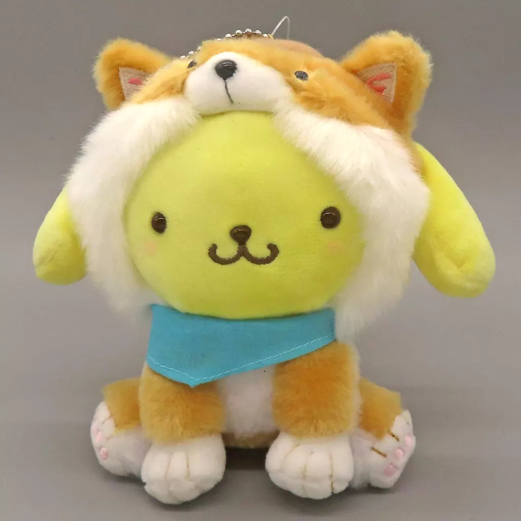 Key holder Pomu Pomu Purin (Shiba Inu) ball chain mascot "Sanrio ...
