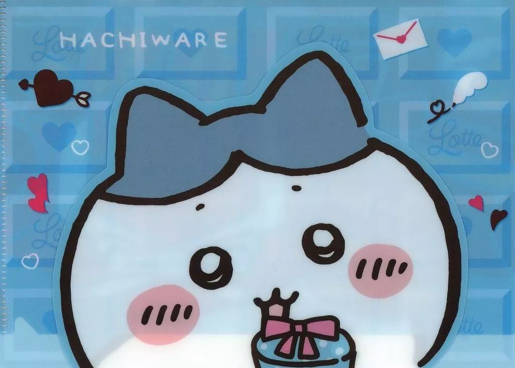Hachiware Original A5 Multi-Case "Little Kawa something small and cute × FamilyMart × Lotte ...
