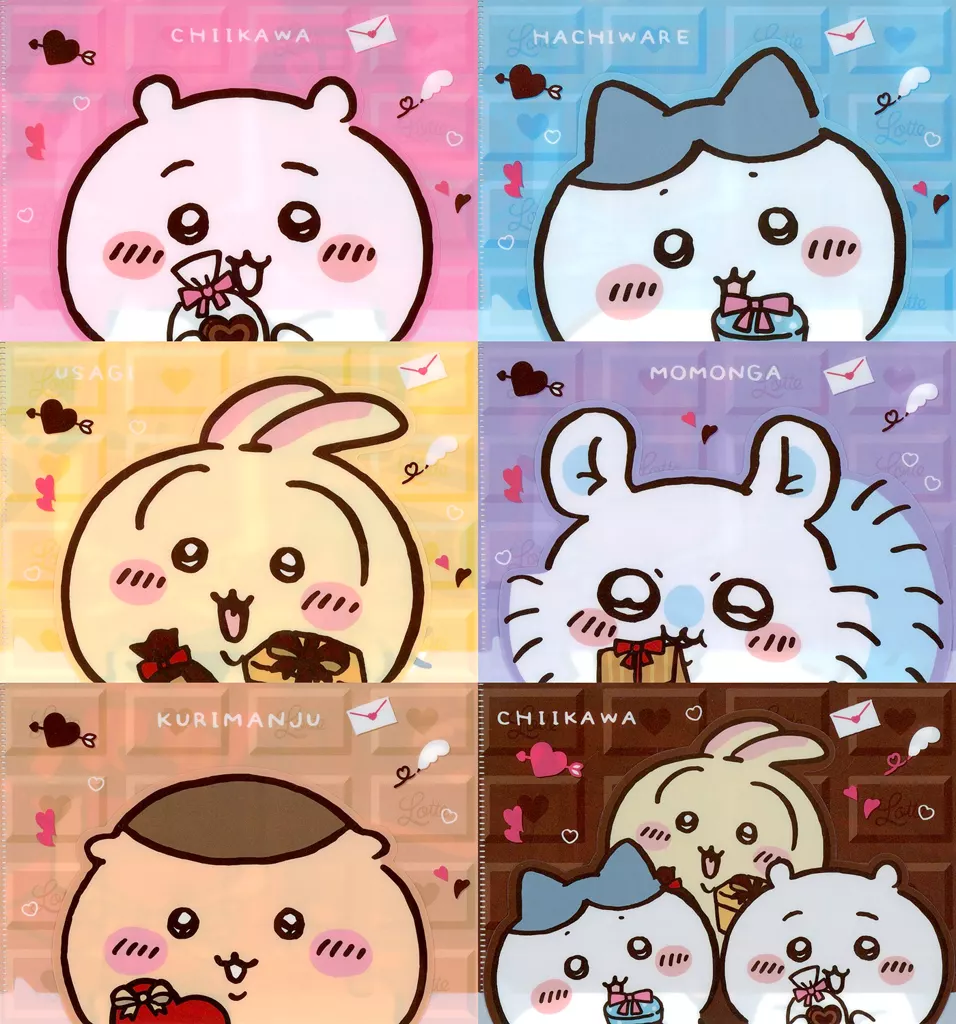 All 6 kinds set Original A5 multi-case "Little Kawa something small and cute × FamilyMart × ...