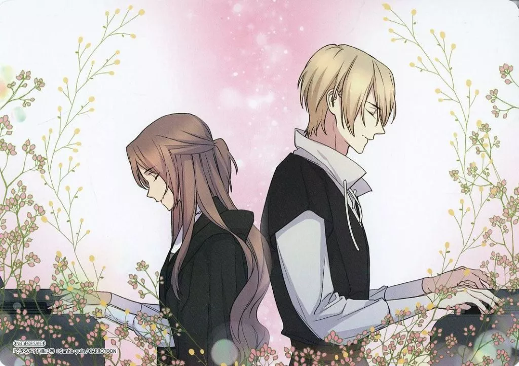 Mari (Molina de brandy La Croyang) & Lael B6 size visual board "A maid who can make a comic ...