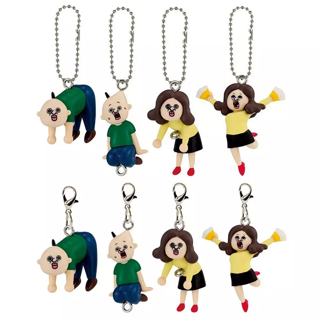 8-Type Set "A Pan-kun's Daily Life : Pinch and Tie Mascot" | Goods ...