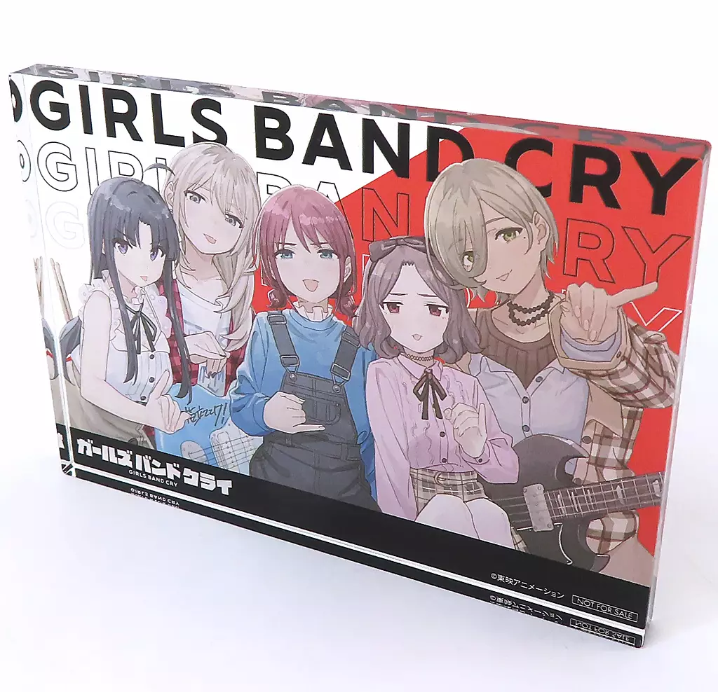 Togenashi Togenari Acrylic Block "Blu-ray/DVD Girls Band Cry" Animate ...