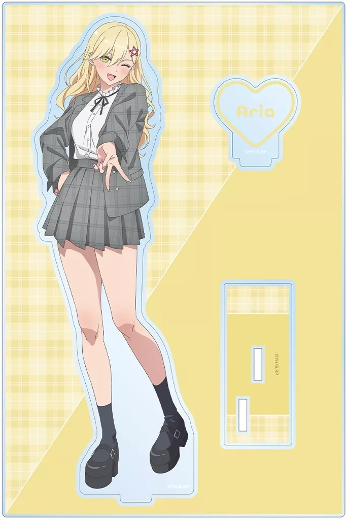 [New] Aria Kizaki, check pattern coordination ver. BIG acrylic stand ...