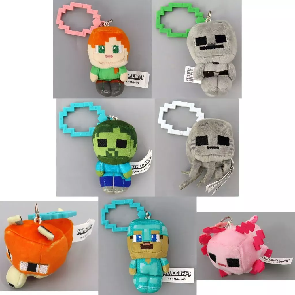 All 7 types set "MINECRAFT-Minecraft-Plush Hanger S2" | Goods ...