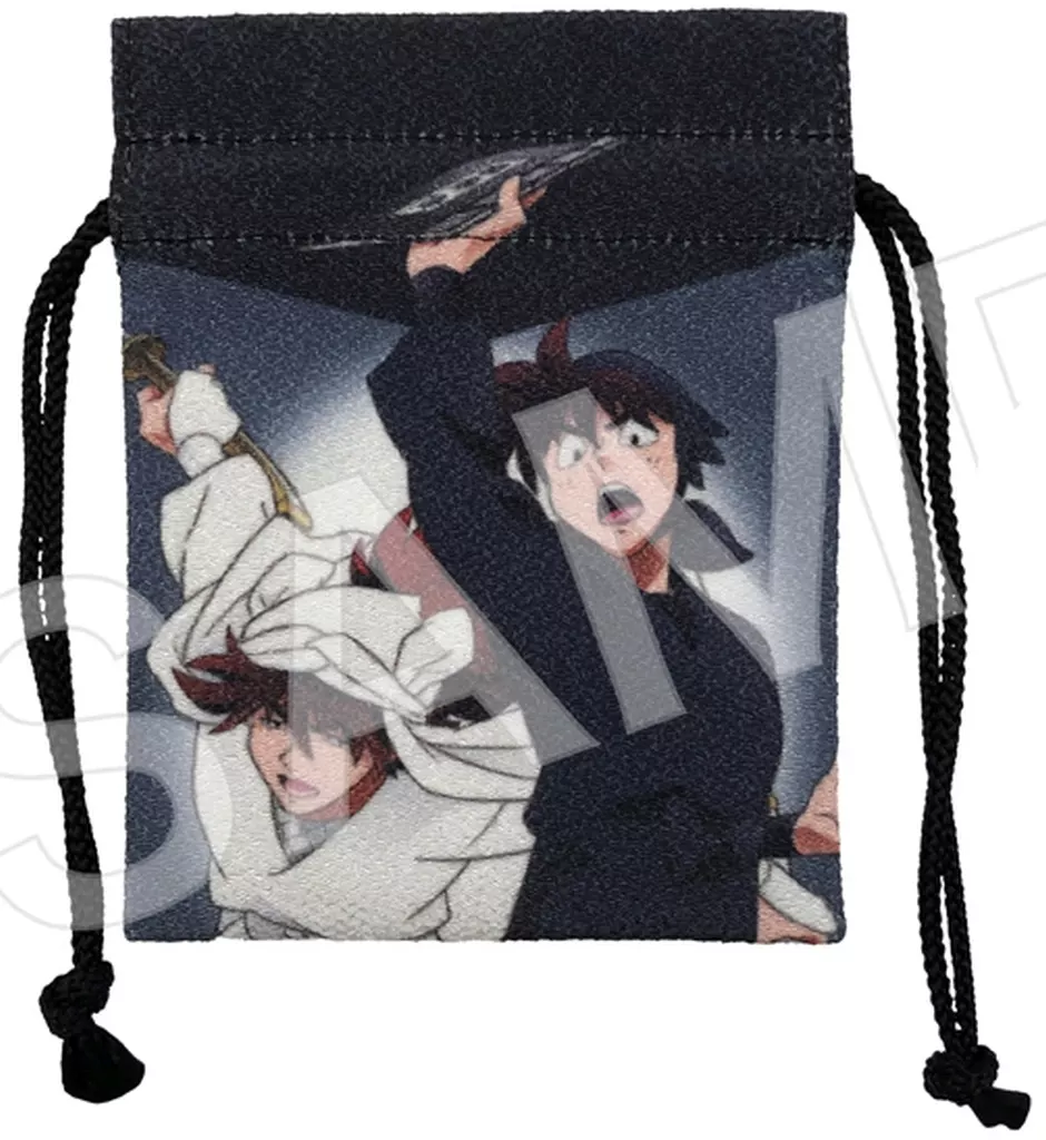 Bag Hansuke DOI & Ame drawstring bag' Gekikaku Nintama Rantaro Doktake ...