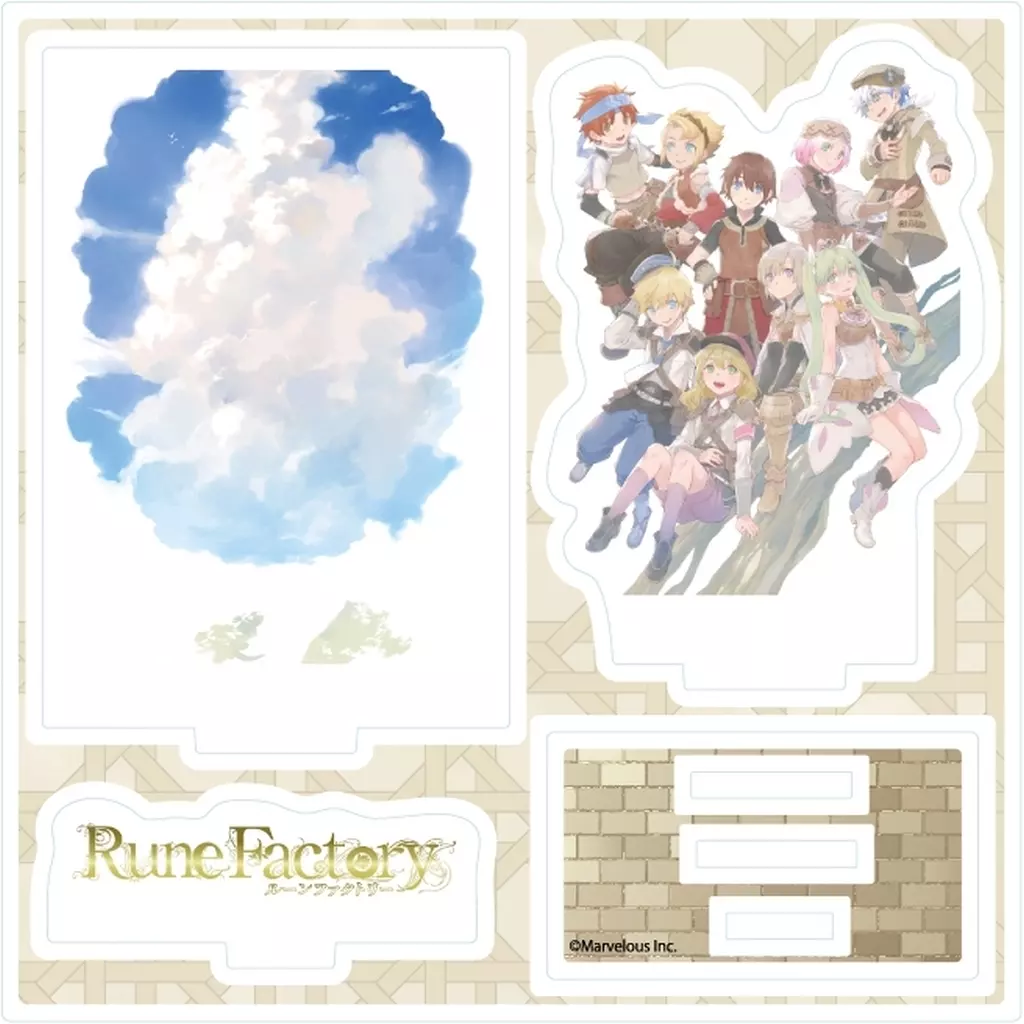 01. Assembly Design (official illustration) Acrylic Stand Plate "Rune ...