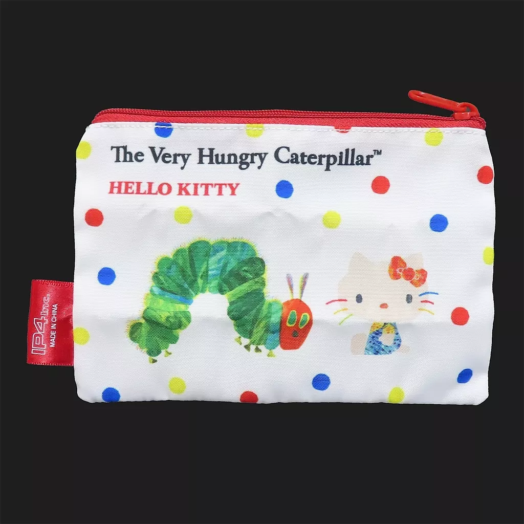 Bag Square Pouch M "Very Hungry Caterpillar x Hello Kitty Variety ...