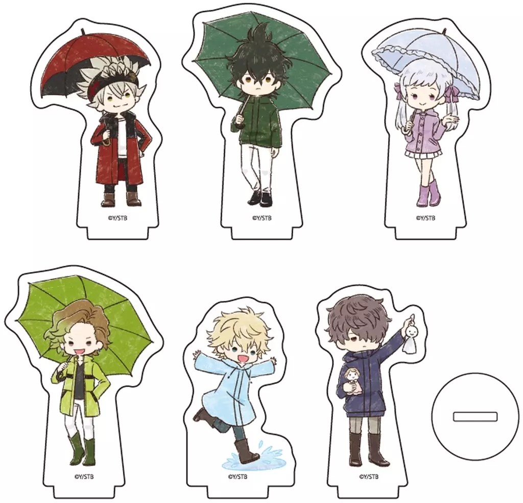 Acrylic Stand / Acrylic Panel [Box] Acrylic Puchi Stand Black Clover 13 ...
