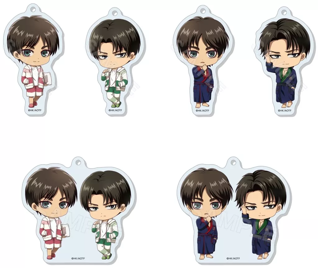 Key holder [Box] Attack on Titan Room Wear Ver. Acrylic Key Holder 01 ...