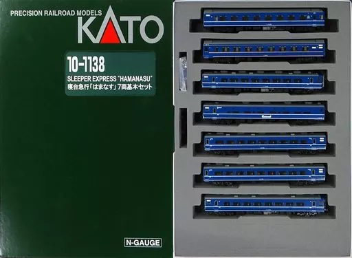 Railway model 1/150 express train sleeping car Hamanasu 7 Car Basic Set [10-1138] | Toy Hobby ...