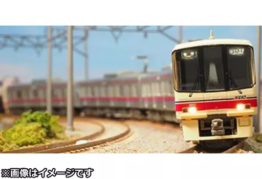 Railway model 1/150 Keio 8000 Series Single-arm Pantograph Car / 8802 Train / Direction Curtain ...