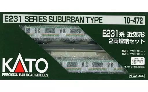 Railway model 1/150 e Series 231 Suburban 2-car Connecting Set [10-472] | Toy Hobby | Suruga-ya.com