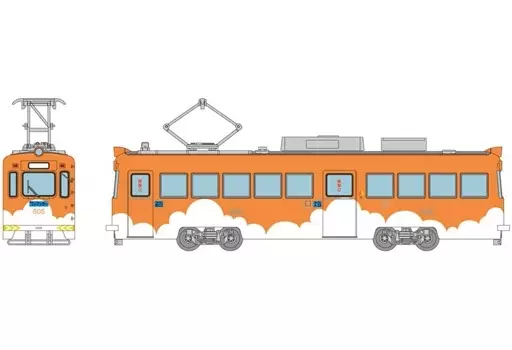 Railway model 1/150 Hankai Tramway MO 501 Type No. 505 (cloud orange ...
