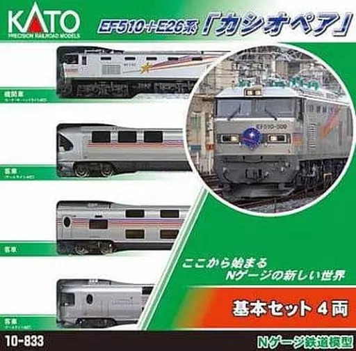 Railway model [Damaged Product] 1/150 EF510 + E26 Casiopea Basic 4-Car Set [10-833] | Toy Hobby ...