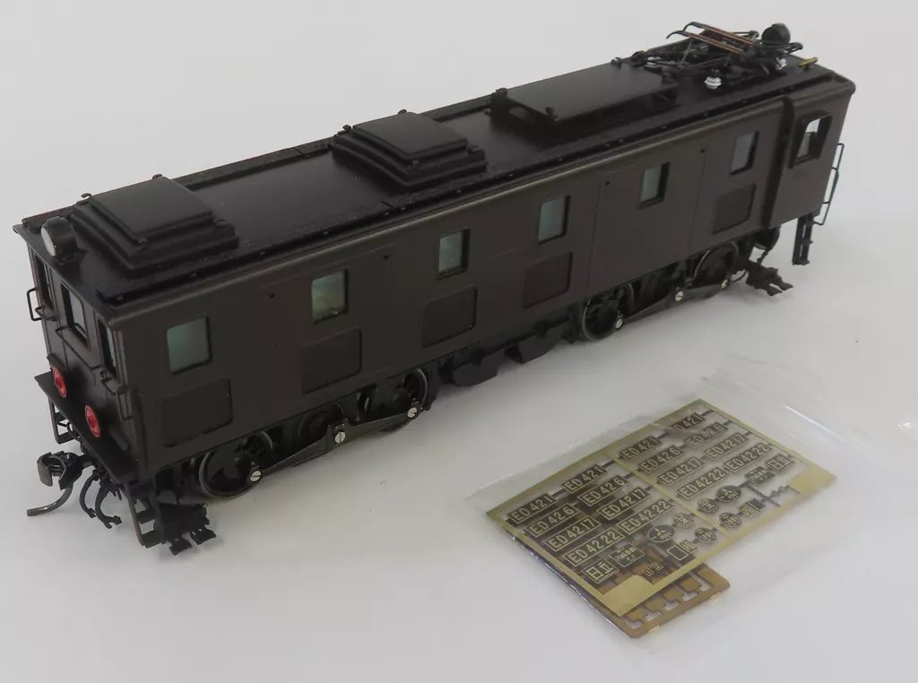 鉄道模型 HOゲージ 1/80 国鉄アプト式電気機関車 ED42形 芝浦・汽車タイプ フィルター細 [12042] | おもちゃホビー | Suruga-ya.com