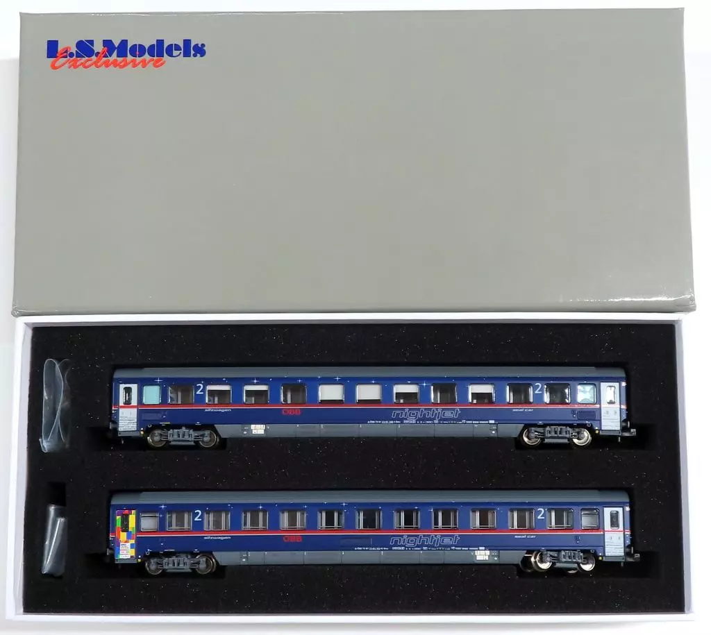 鉄道模型 1/160 OBB nightjet(2両セット) [N97025] | おもちゃホビー | Suruga-ya.com