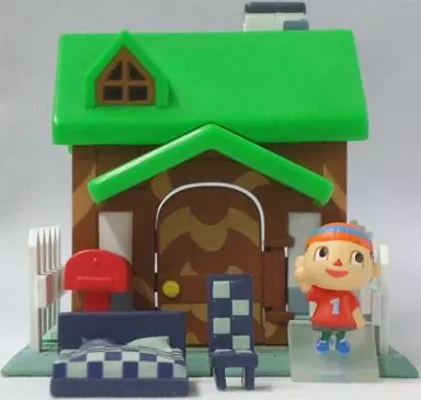Trading figure 3. Green Roof House Set "Come here, Animal Crossing" My ...