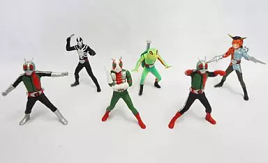 All 6 types set "HG Kamen Rider 6 Rider 3 The name is V3 edition" | Toy ...
