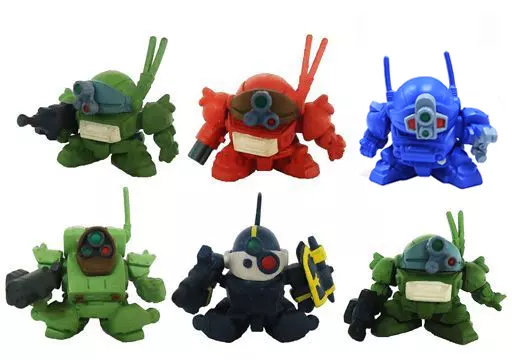 Trading figure 6 types set "ARMORED TROOPER VOTOMS SD Bottoms Full ...