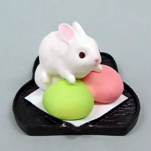 Trading figure Tri-colored Usagi 「 Capsule Collection Mochichiri Usagi ...