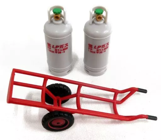 Trading figure Cylinder Small / Cart Set "1/24 Propane Gas Collection ...