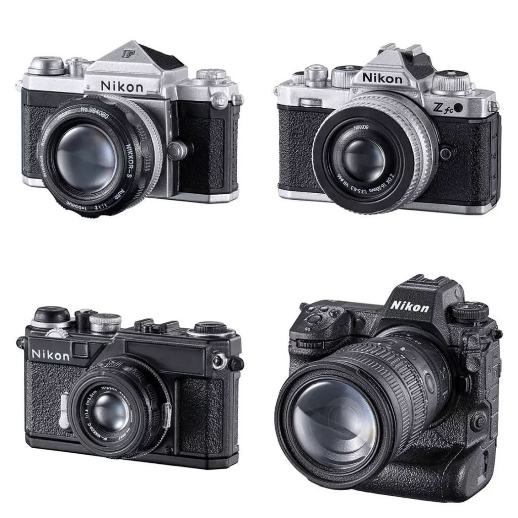4-type set "Nikon Miniature Camera Collection" | Toy Hobby | Suruga-ya.com