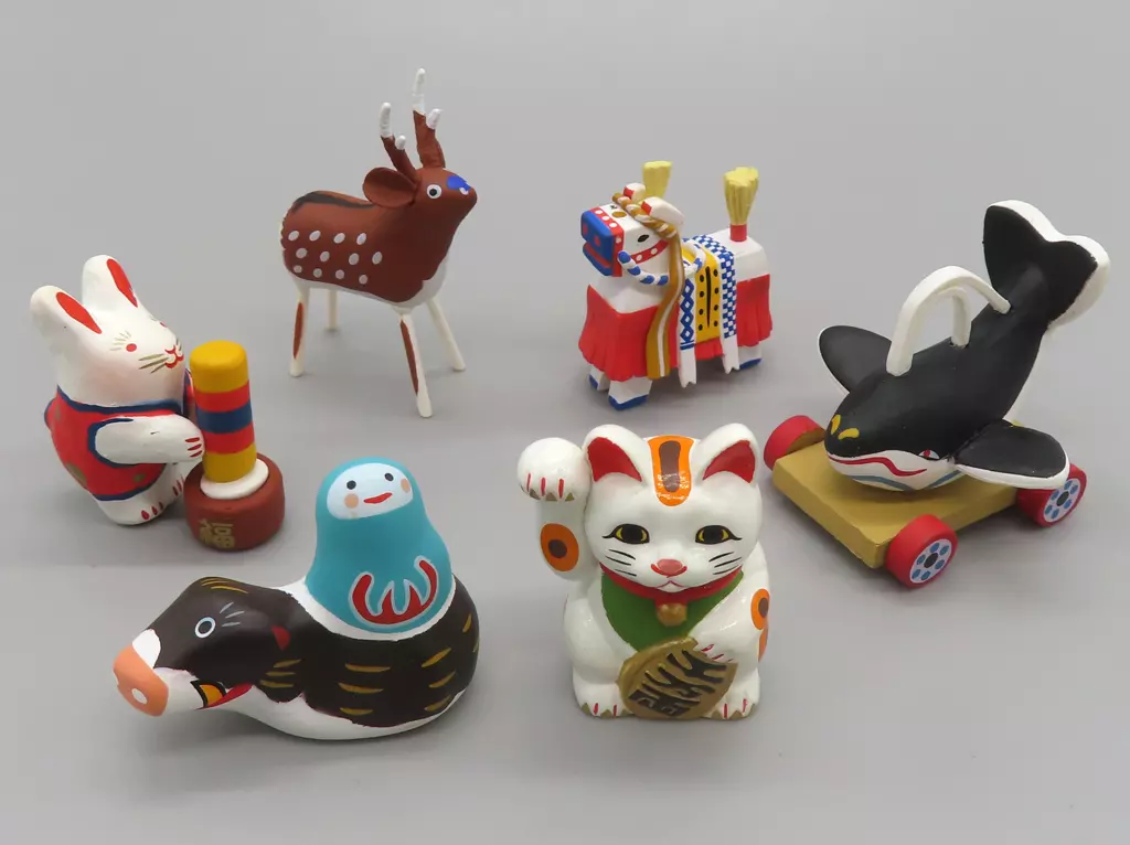 Kaiyodo x Nakagawa Masashichi Shoten, Nihon Zenkoku Mame Folk Toys ...