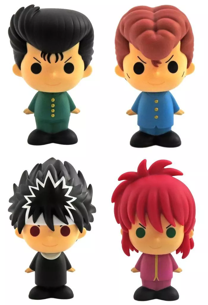Trading figure 4-Type Set SOFVIC Chu "Ichiban KUJI YuYu HAKUSHO Dark Martial Arts Association" E ...