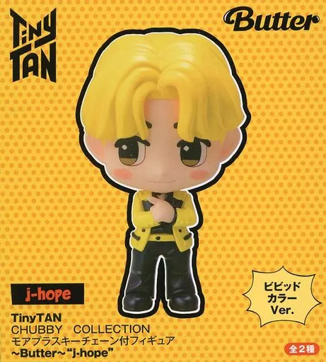 Jay Hope (BTS / BTS / Vivid Color) "TinyTAN" CHUBBY COLLECTION More Plus Figure with Key Chain ...