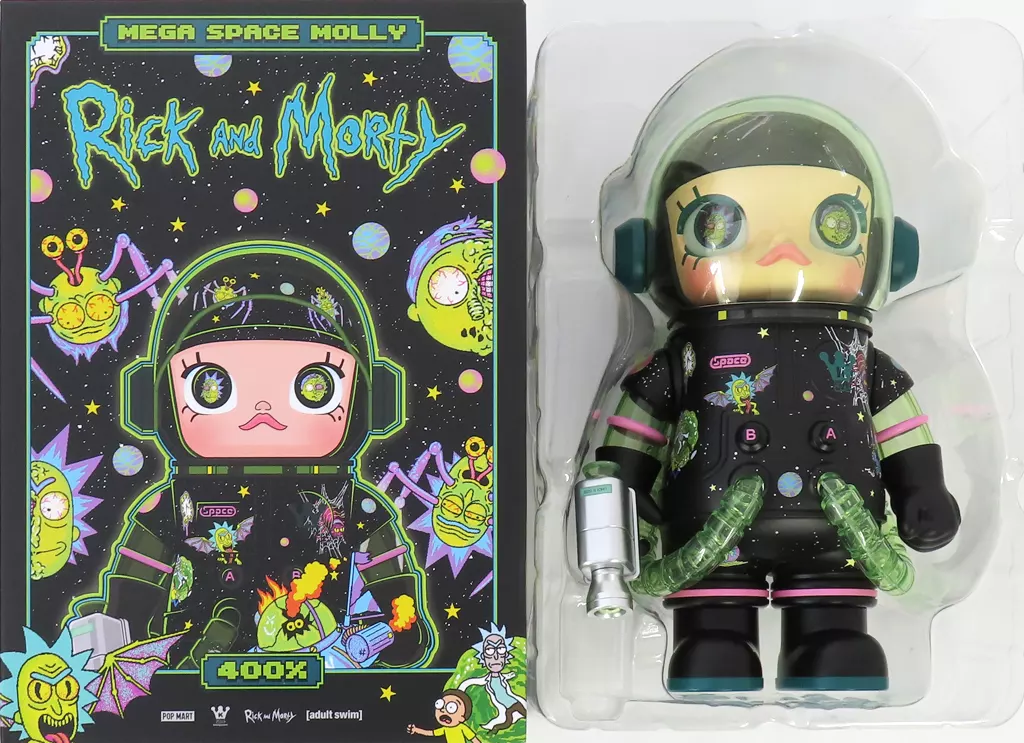 MEGA系列SPACE MOLLY Rick and Morty 400%"POPMART MOLLY>涂装完成品 | 玩具模型 ...