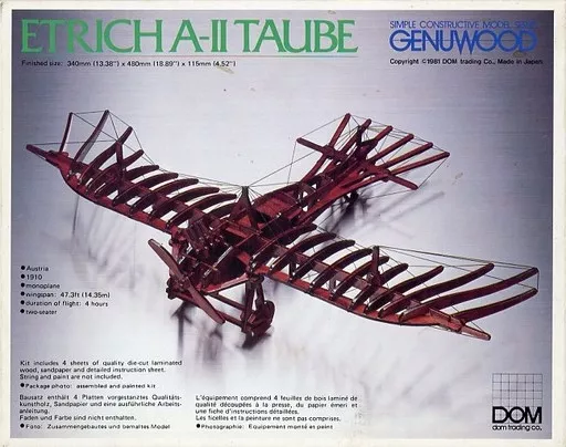 Model ETRICH A-II TAUBE - Etrich A-II Taube - "Jen Wood Series" [61197 ...