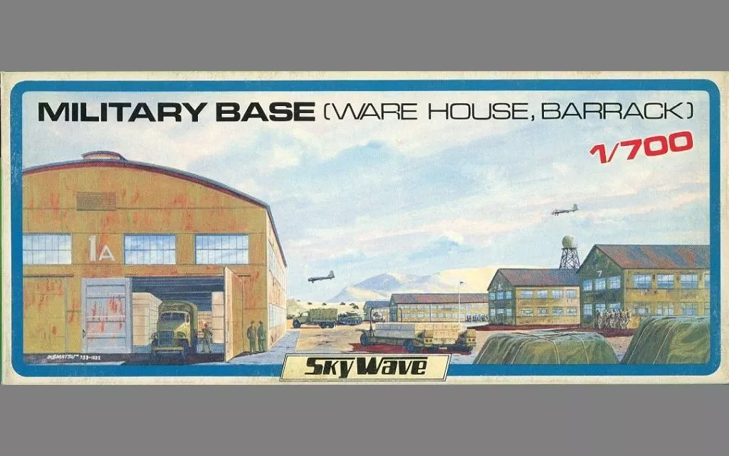 Model 1/700 Army Base (Warehouse / Barracks) 「 Sky Wave Scene Series No ...