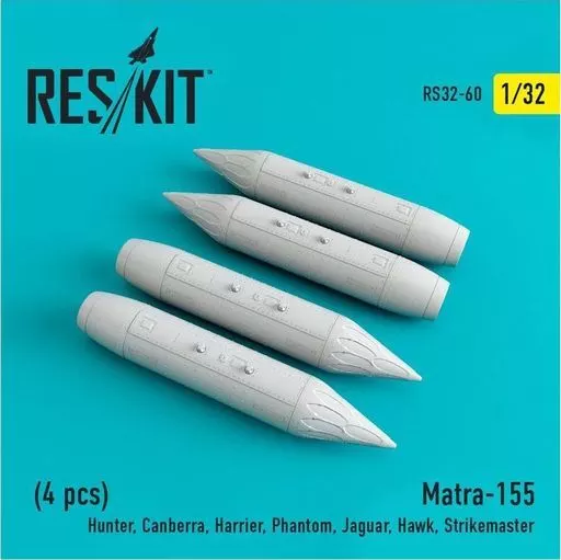 Plastic model 1/32 Matra 155 SNEB 4 Rocket Pod Detailed Up Parts [RSK32 ...