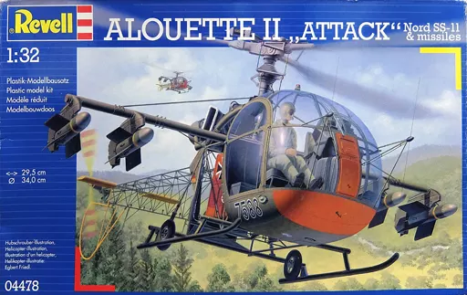 1/32 ALOUETTE II "ATTACK" Nord SS-11&missiles [04478] | Toy Hobby ...