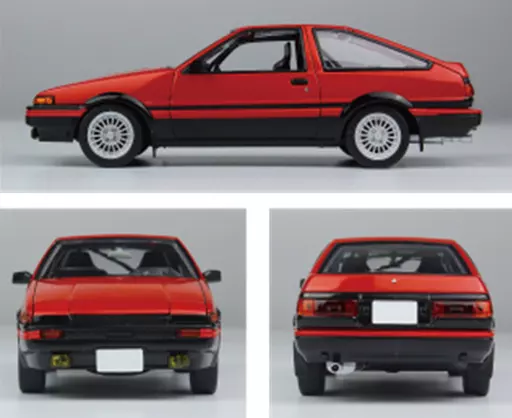 Plastic model 1/32 Toyota Sprinter Treno AE86 High Flash Two Tone (Red ...