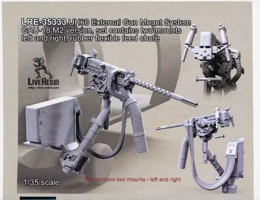 1 / 35UH60 External Gun Mount System GAU-18M2 version -UH60 External ...
