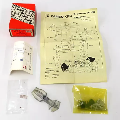 Plastic model 1/43 Brabham BMW BT53 G. P. DETROIT IT 1984 Metal Kit ...
