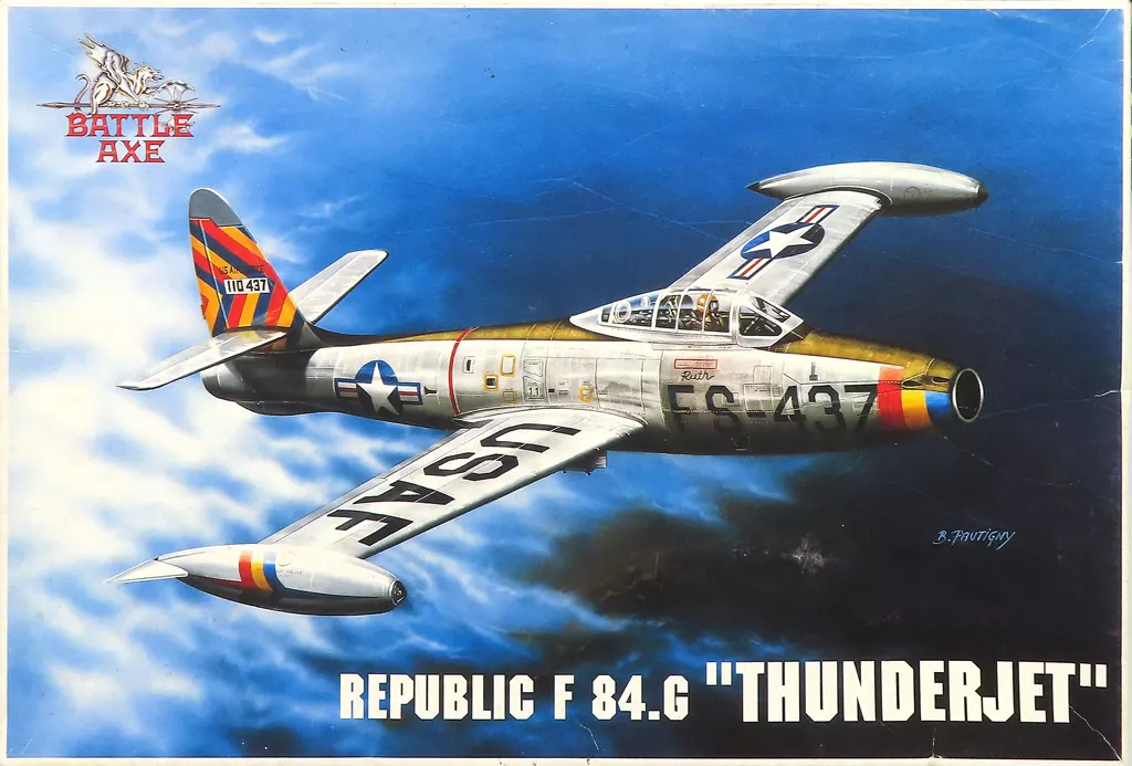 1/48 REPUBLIC F84. G THUNDERJET - Republic F-84G Thunderjet - [48BA01] | Toy Hobby | Suruga-ya.com