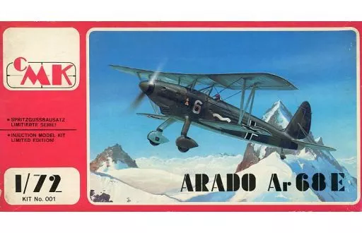 Plastic model 1/72 ARADO Ar 68 E [001] | Toy Hobby | Suruga-ya.com