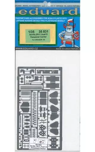 プラモデル 1/35 Sd.Kfz.251/1 Ausf.D Personnel Carrier エッチングパーツ [35831 ...
