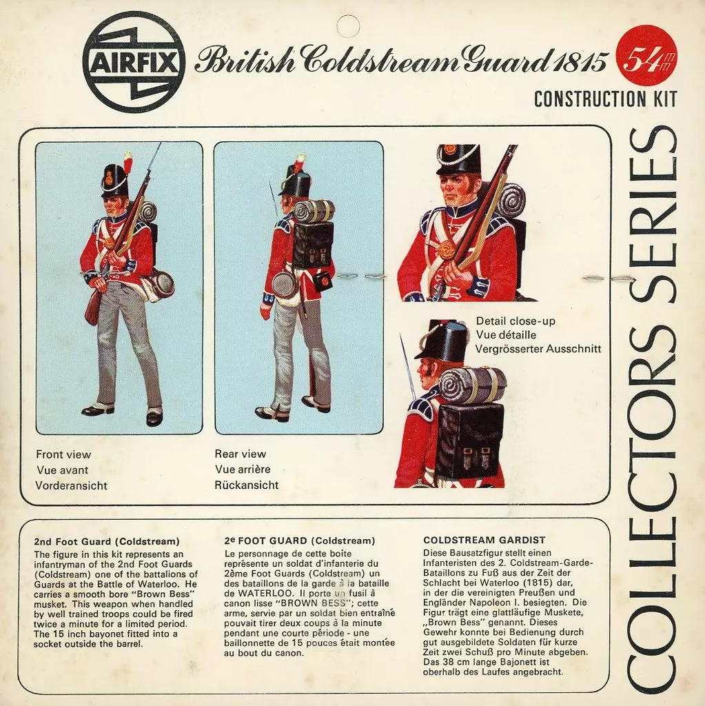 プラモデル 54mm British Coldstream Guard 1815 -イギリス コールドストリームガーズ ...