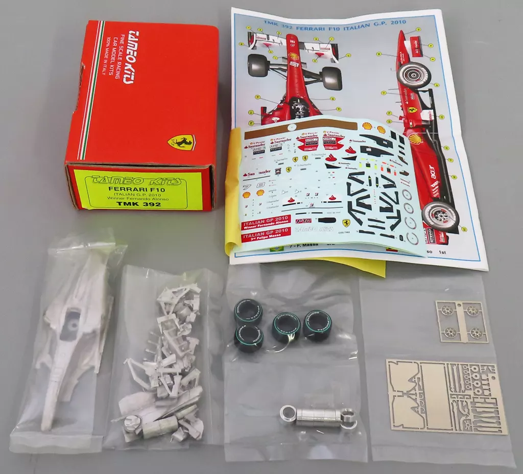 1/43 Ferrari F10 Italia GP 2010 F. Alonso/Massa Metal Kit [TMK392 ...